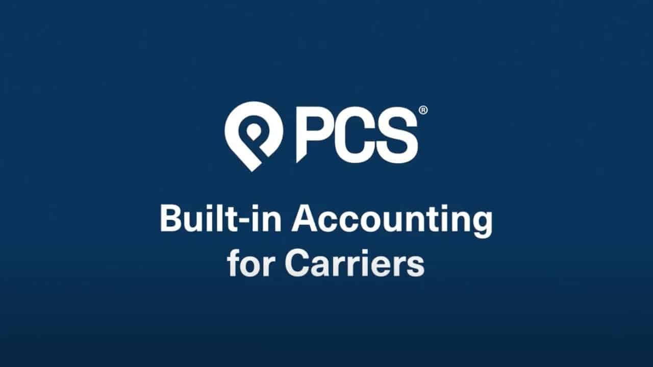 Fully Integrated Accounting In TMS Carrier Express | PCS Software