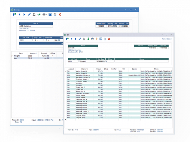 Carrier Accounting Software | PCS Software