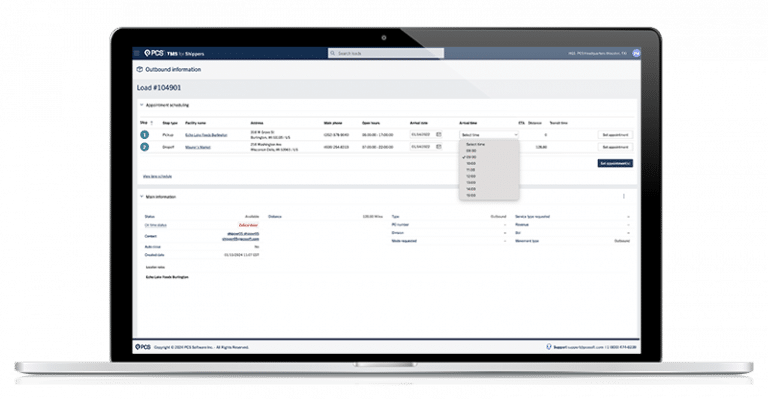 Advanced Scheduling for Inbound and Outbound Shipping | PCS Software